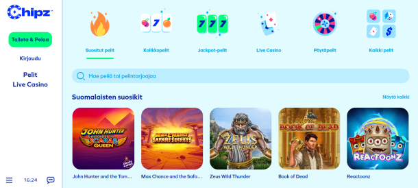 Chipz Casino > Lue arvostelu ja kokemuksia! (2023)